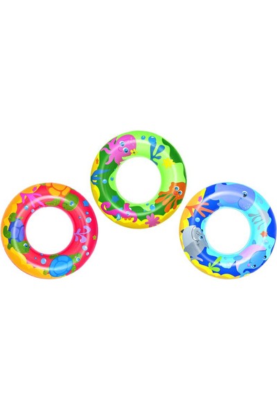 Bestway Bw36113 Simit 51 cm No:2 Deniz Dünyası 3 Ass 36 Bestway Bw36113 Simit 51 cm No:2 Deniz Dünyası 3 Ass 36