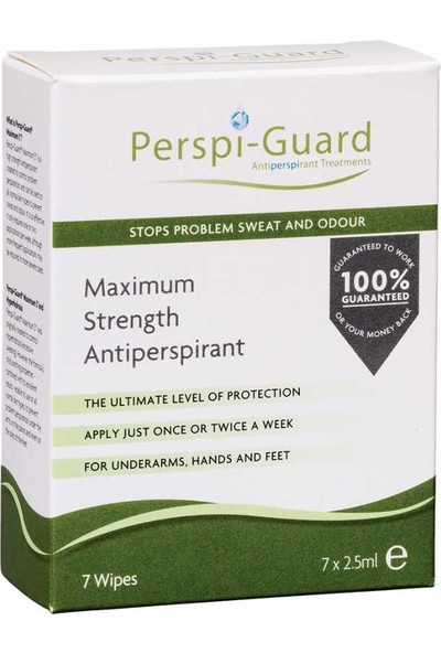 Perspi Guard Maksimum Güçte Ter Önleyici Mendil 7 Adet Perspi Guard Maksimum Güçte Ter Önleyici Mendil 7 Adet