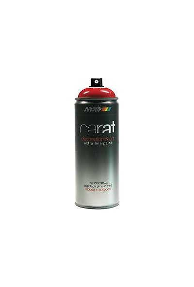 Motip Carat Parlak Ateş Kırmızı Sprey Boya - 400 ml RAL3000