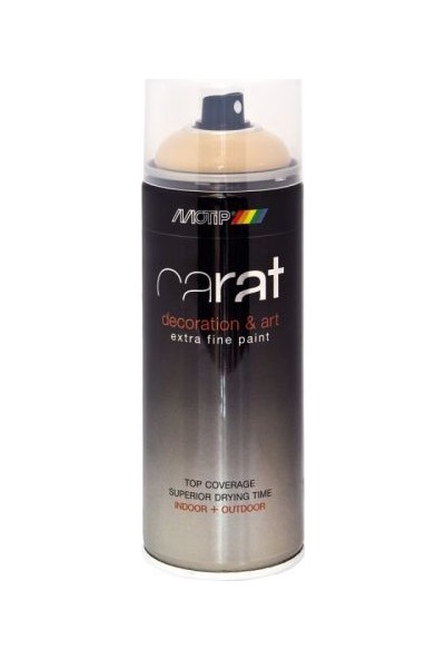 Motip Carat Parlak Fildişi Sprey Boya - 400 ml RAL1015