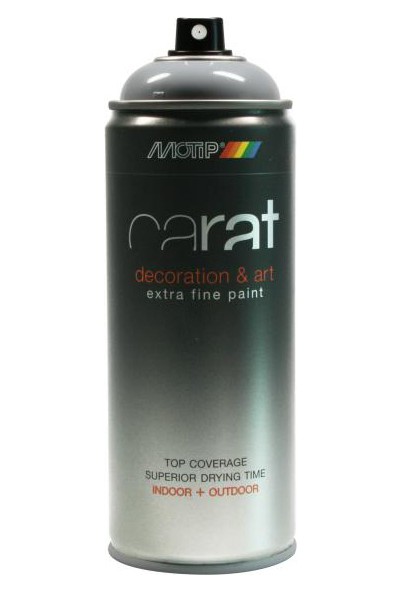 Motip Carat Parlak Gri Sprey Boya - 400 ml RAL7035