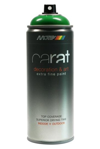 Motip Carat Parlak Yeşil Sprey Boya - 400 ml RAL6005