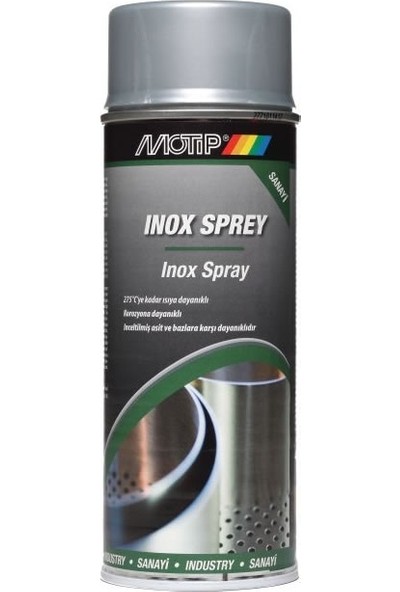 Motip Paslanmaz İnox Sprey Boya - 400 ml