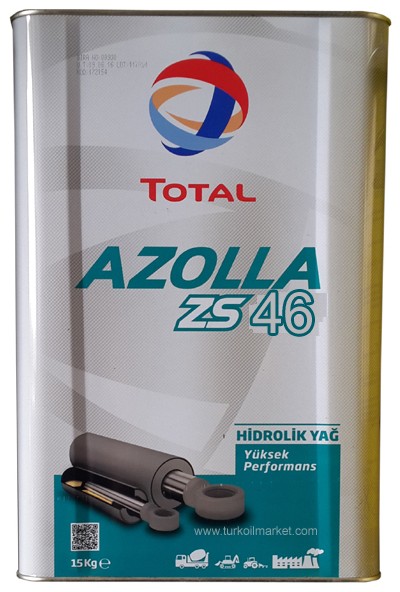 Total Azolla ZS 46 - 15 kg Hidrolik Yağ