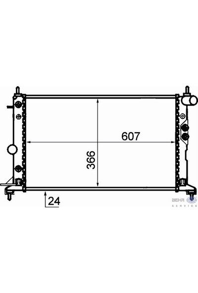 SU RADYATÖRÜ (OPEL VECTRA B)