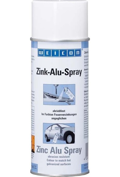 Weicon Çinko Alüminyum Sprey - 400 ml