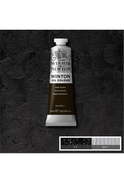 Winsor Newton Winton 37 Ml Yağlı Boya No 24 Ivory Black Winsor Newton Winton 37 Ml Yağlı Boya No 24 Ivory Black