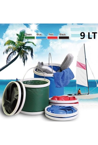 Rugad Su Sizdirmaz Kompakt Katlanabillir Kova 9 Litre Rugad Su Sizdirmaz Kompakt Katlanabillir Kova 9 Litre