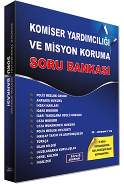 Tercih Akademi Komiser Yardımcılığı Ve Misyon Koruma Soru Bankası - Mehmet Er Tercih Akademi Komiser Yardımcılığı Ve Misyon Koruma Soru Bankası - Mehmet Er
