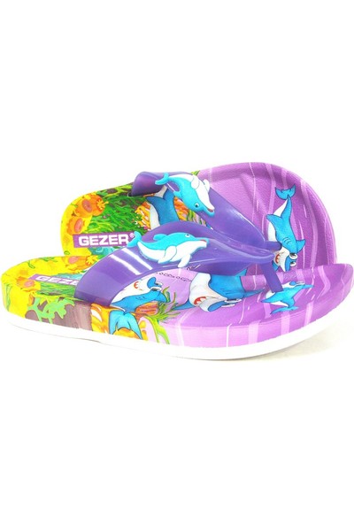 Gezer 7930 Mor Pembe Parmak Arası Çocuk Terlik