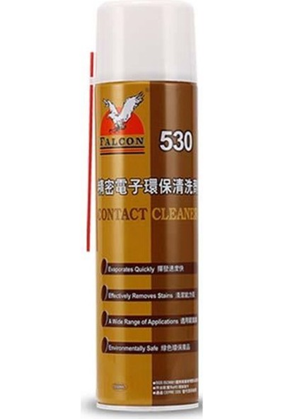 Falcon 530 Yağsız Kontak Sprey 550ml Büyük Boy Falcon 530 Yağsız Kontak Sprey 550ml Büyük Boy