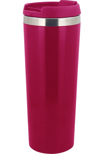 Allmug İçi Çelik Renkli Termos - Pembe