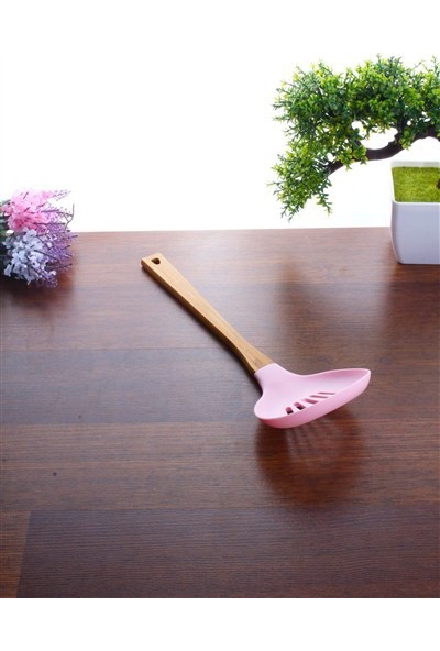 LoveQ Bambu Silikon Servis Kevgiri THM-SK-3758-P LoveQ Bambu Silikon Servis Kevgiri THM-SK-3758-P