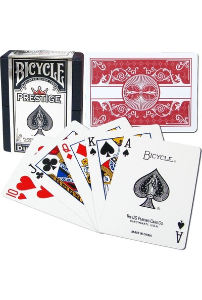 Pusula Oyun Bicycle Dura Flex Prestige Plastik Poker İskambil Oyun Kağıdı (Bicycle Oyun Kartı Kırmızı) Pusula Oyun Bicycle Dura Flex Prestige Plastik Poker İskambil Oyun Kağıdı (Bicycle Oyun Kartı Kırmızı)