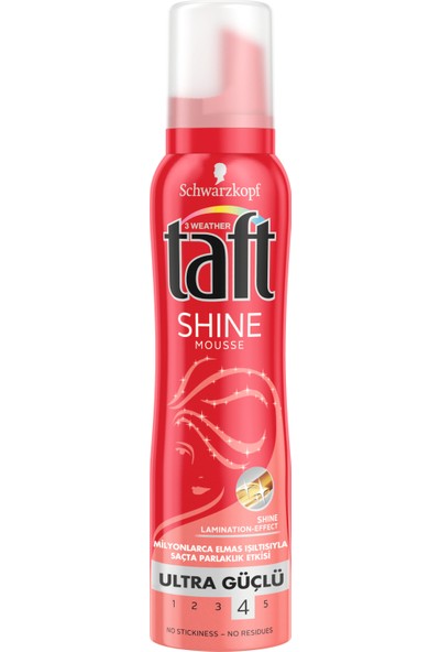 Taft Işıltı Köpük 150 ml