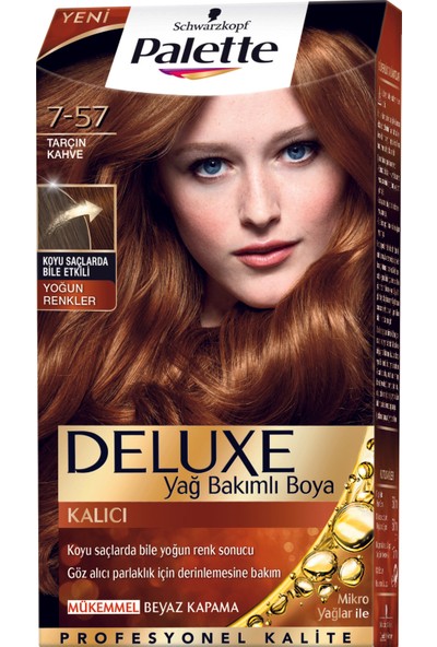 Palette Deluxe Yoğun Renkler 7-57 Tarçın Kahve Palette Deluxe Yoğun Renkler 7-57 Tarçın Kahve