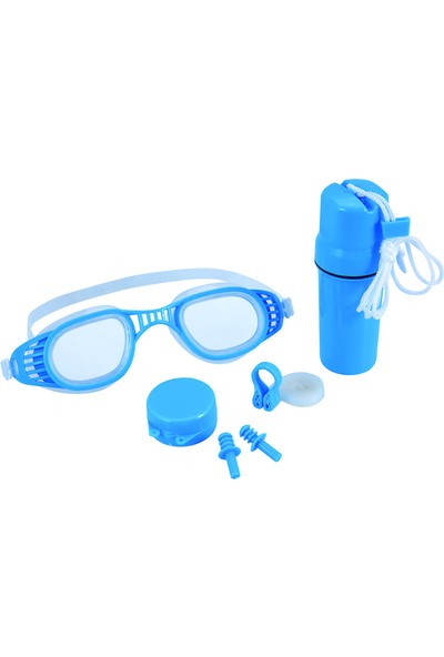 Bestway Hydro Swim Junior Unisex Swimming Goggles / Genç Çocuk Havuz Deniz Gözlüğü Seti / Gözlük Kulak Tıpaçı Burun Tıpaçı Saklama Kutulu Set Bestway Hydro Swim Junior Unisex Swimming Goggles / Genç Çocuk Havuz Deniz Gözlüğü Seti / Gözlük Kulak Tıpaçı Burun Tıpaçı Saklama Kutulu Set
