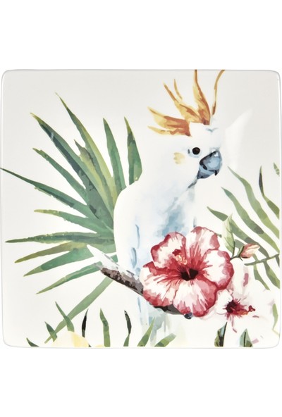 Karaca Home Tropik Tabak White 20 cm