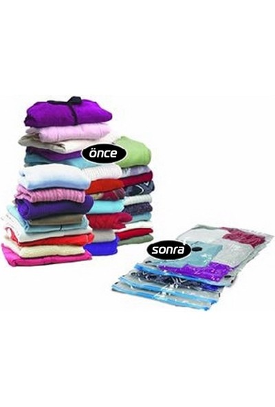 Tekreyonda Vakumlu Hurç Büyük Boy Elbise Saklama Poşeti 3 Adet Tekreyonda Vakumlu Hurç Büyük Boy Elbise Saklama Poşeti 3 Adet