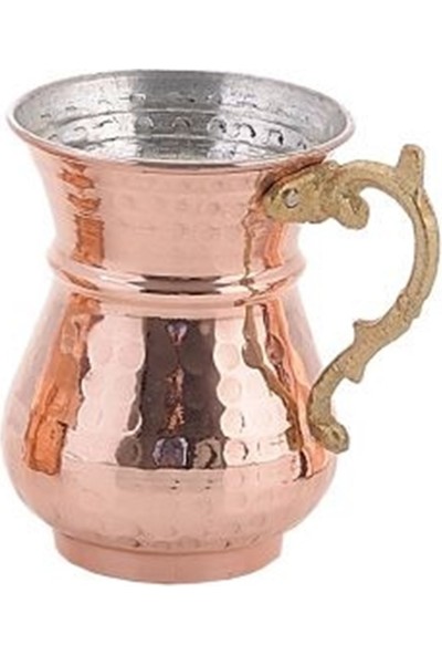 Tekreyonda Bakır Maşrafa Büyük Boy Ayran Bardağı Bakır Bardak