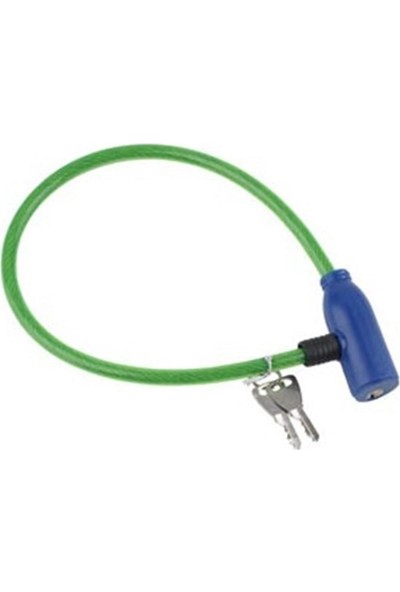 Tekreyonda 80 Cm Bisiklet Kilidi Anahtarlı Çelik Halat Güvenlik Kilidi Tekreyonda 80 Cm Bisiklet Kilidi Anahtarlı Çelik Halat Güvenlik Kilidi