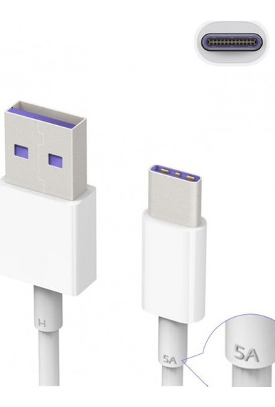 Huawei Super Charge Uyumlu USB Type-C Kablo