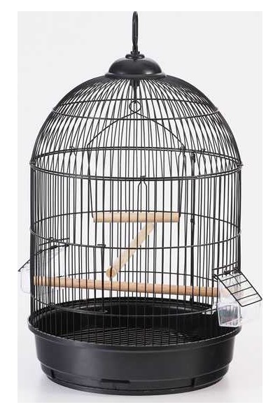 Qh Pet Cage Qh Yuvarlak Kuş Kafesi Beyaz (34 X 55) Qh Pet Cage Qh Yuvarlak Kuş Kafesi Beyaz (34 X 55)