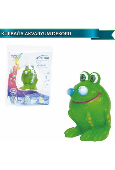 Dophin Kurbağa Akvaryum Dekoru
