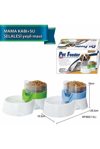 Dophin Mama Kabı+Su Şelalesi Yeşil-Mavi