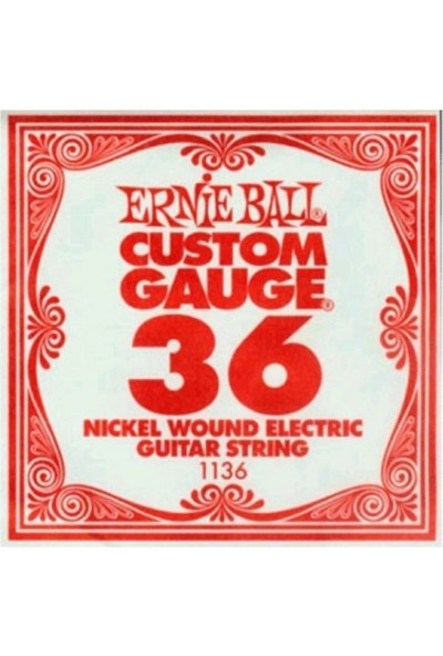 Ernie Ball P01136 / 036 Elektro Tek Tel Nickel Wound Ernie Ball P01136 / 036 Elektro Tek Tel Nickel Wound
