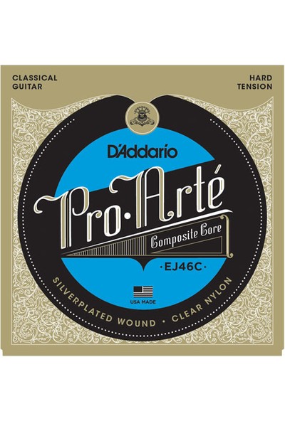 D'Addario EJ46C Pro-Arte Composite Hard Tension Klasik Gitar Teli D'Addario EJ46C Pro-Arte Composite Hard Tension Klasik Gitar Teli