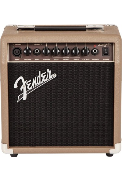 Fender Acoustasonic 15 Akustik Gitar Amfisi Acoustic Combo Amp Tan Fender Acoustasonic 15 Akustik Gitar Amfisi Acoustic Combo Amp Tan