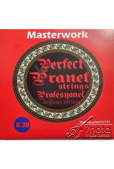 Masterwork Ma20 Saz Teli - Uzun Sap İçin 020 Masterwork Ma20 Saz Teli - Uzun Sap İçin 020