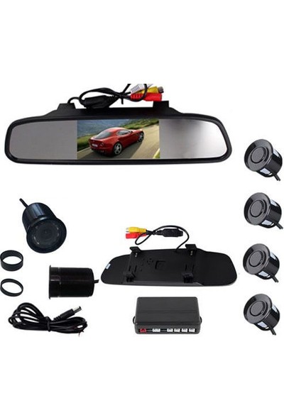 Nettedarikcisi Kameralı Park Sensörü Aynalı 4 Sensörlü Gece Görüşlü