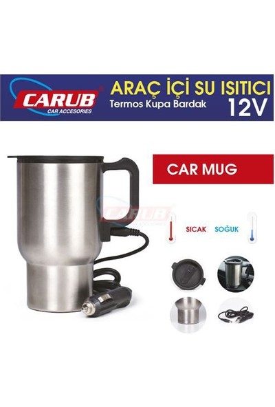 Nettedarikcisi Su Isıtıcı 12V Kahve Makinası Kupa Tip