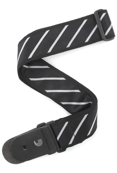 Planetwaves T20W1409 Gitar Askısı Tıe Strıpes Siyah-Gri