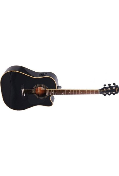 Cort Ad880Cebk Elektro Akustik Gitar Siyah Ladin Kapak Cort Ad880Cebk Elektro Akustik Gitar Siyah Ladin Kapak