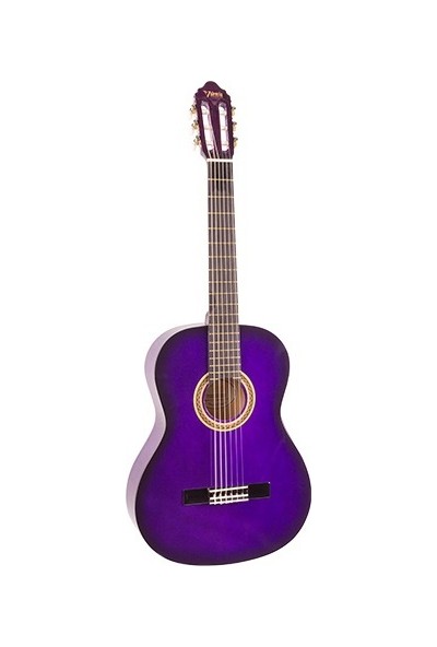 Valencia Vc151Pps Klasik Gitar 1/4 Mor Sunburst Valencia Vc151Pps Klasik Gitar 1/4 Mor Sunburst