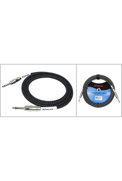 Kirlin Iwc-201Pn-6M-Bk Enstrüman Gitar Kablo Kirlin Iwc-201Pn-6M-Bk Enstrüman Gitar Kablo