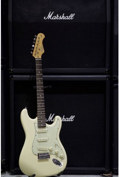 Kozmos Kst-62Sss-Grwn-Vwh 62 Stratocaster Sss Vintage Beyaz Elektro Gitar Kozmos Kst-62Sss-Grwn-Vwh 62 Stratocaster Sss Vintage Beyaz Elektro Gitar