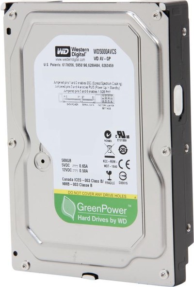 Western Digital 500 Gb Sata-2 7200Rpm 16Mb Wd5000Avcs Western Digital 500 Gb Sata-2 7200Rpm 16Mb Wd5000Avcs