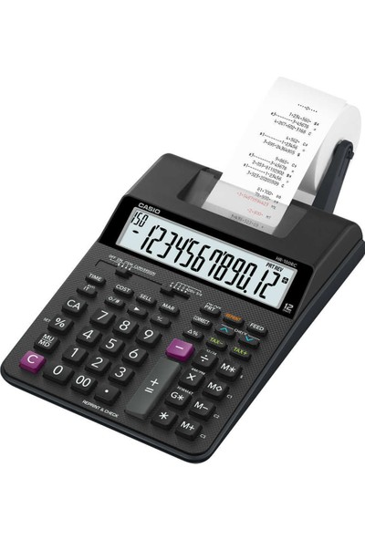 Casio Hesap Makinesi Şeritli Hr-100Tm-Rc 12 Hane