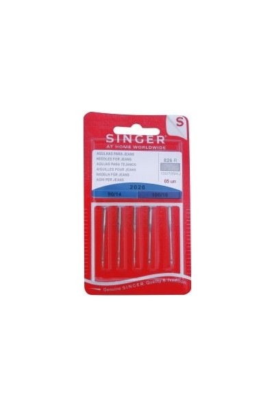Singer 2026 Kot Dikiş İğnesi 5 Adet (Paket) Singer 2026 Kot Dikiş İğnesi 5 Adet (Paket)