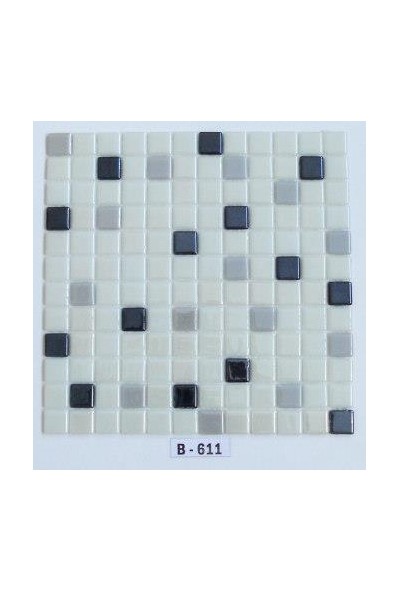 Mcm Mutfak Tezgah Arası Kristal Cam Mozaik B611 - 25 x 25 Mcm Mutfak Tezgah Arası Kristal Cam Mozaik B611 - 25 x 25