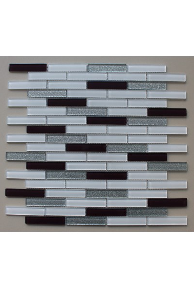 Mcm Mutfak Tezgah Arası Kristal Cam Mozaik Mp470 - 15 x 73 Mcm Mutfak Tezgah Arası Kristal Cam Mozaik Mp470 - 15 x 73