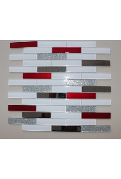 Mcm Mutfak Tezgah Arası Kristal Cam Mozaik Mp925 - 20 x 98 Mcm Mutfak Tezgah Arası Kristal Cam Mozaik Mp925 - 20 x 98