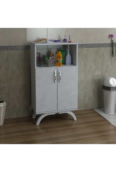 Kalender Dekor Mathilda Çok Amaçlı Banyo Dolabı (Beyaz) Kalender Dekor Mathilda Çok Amaçlı Banyo Dolabı (Beyaz)