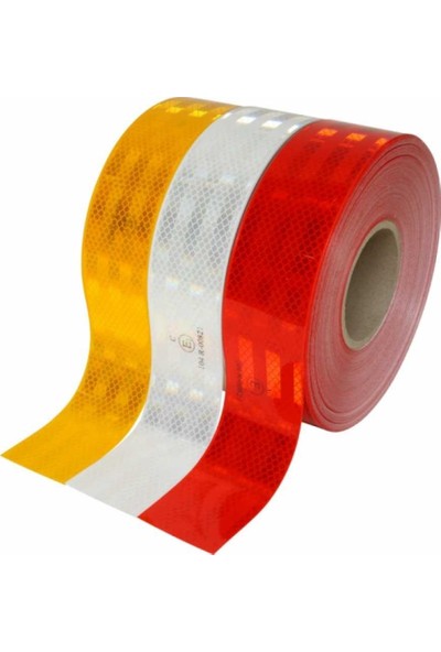 3m Reflektif Bant 3 metre Onaylı Kırmızı