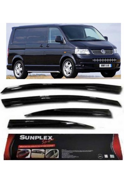 4 Lü Volkswagen Transporter T5-T6 Mügen Tipi Sport Stlye SUNPLEX Cam Rüzgarlığı SPS18 4 Lü Volkswagen Transporter T5-T6 Mügen Tipi Sport Stlye SUNPLEX Cam Rüzgarlığı SPS18