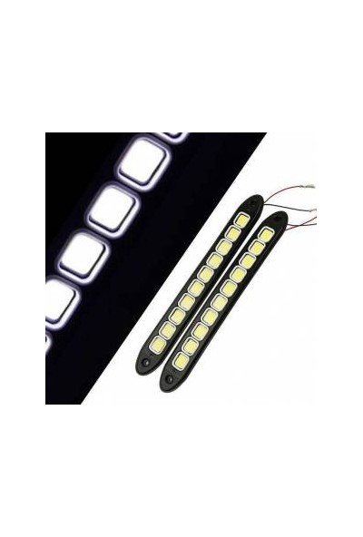 Gündüz Ledi Elastik Beyaz Takım 25cmx3cm COB 12v 4322764 Gündüz Ledi Elastik Beyaz Takım 25cmx3cm COB 12v 4322764